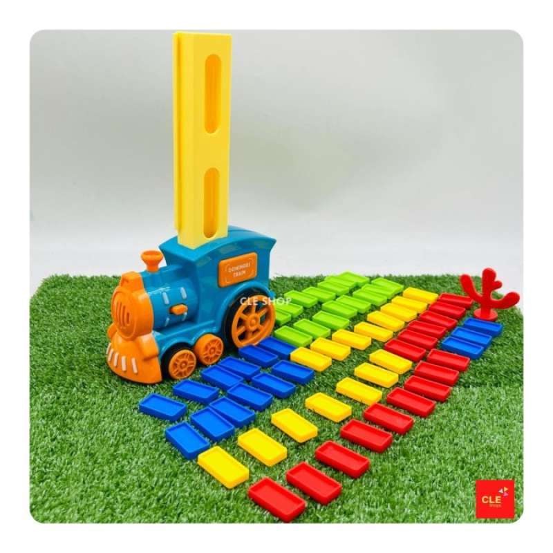 Promo Mainan Kereta Api Domino Train Kereta Domino Menyusun Kereta Api ...