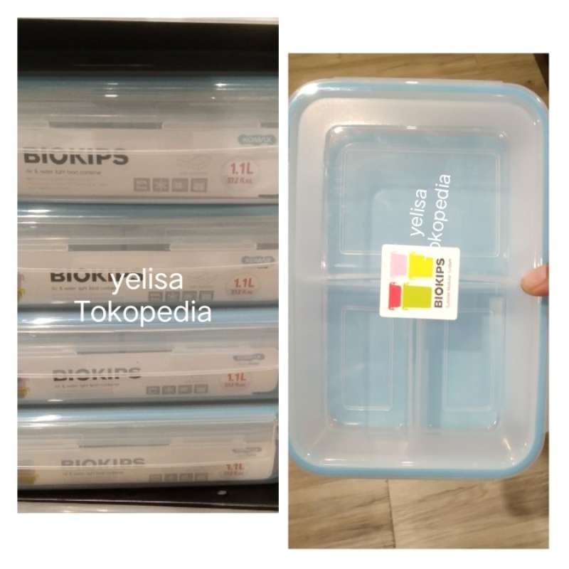 Promo Ko Biokips Water Tight Food Container Tempat Makan 1.1 Liter ...