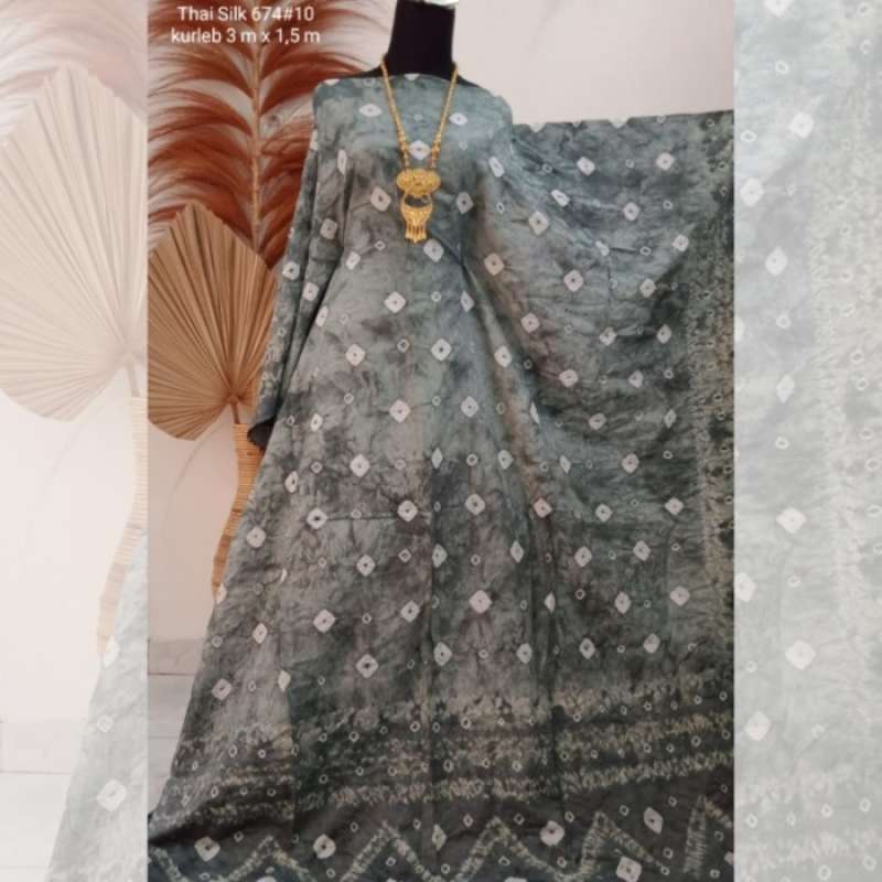 Jual Kain Jumputan Palembang 3 Meter Bahan Dasar Batik Handmade - Warna ...