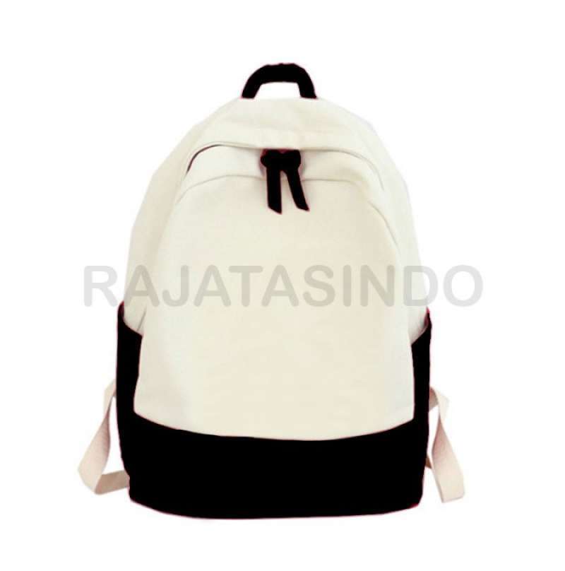 Promo Tas Ransel Sekolah Simple Polos Kombinasi Tas Anak Remaja Sd/smp ...