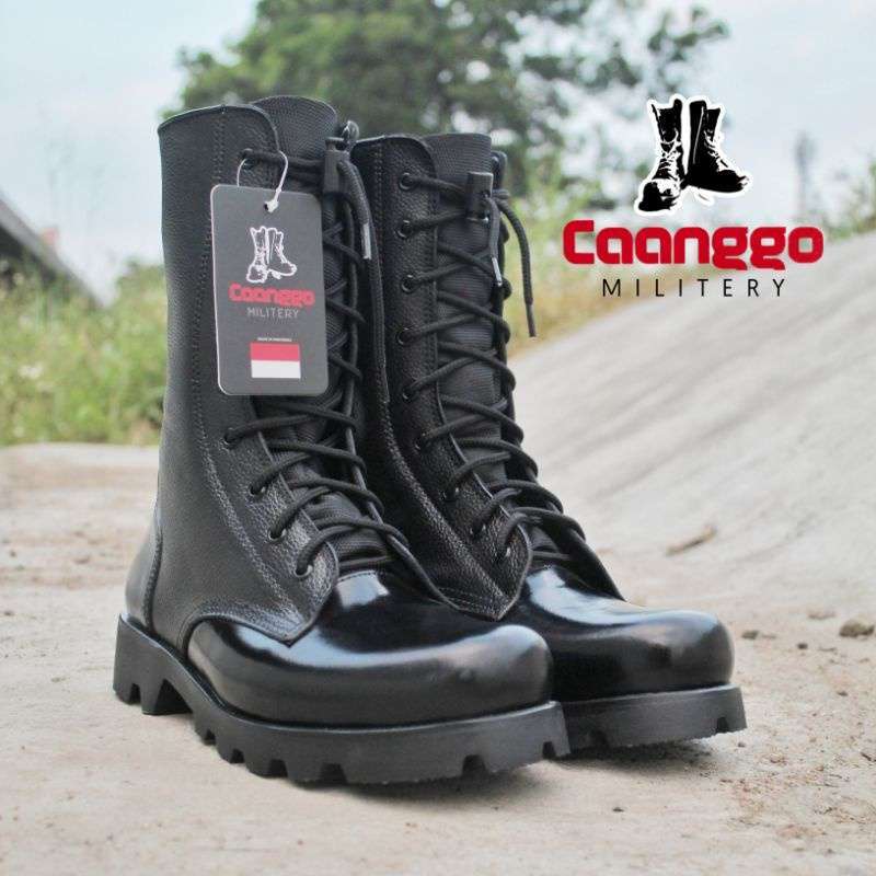 Promo Crewger Sepatu Pdl Jatah Baru 2024 Tni Polisi Militer 100% Kulit ...