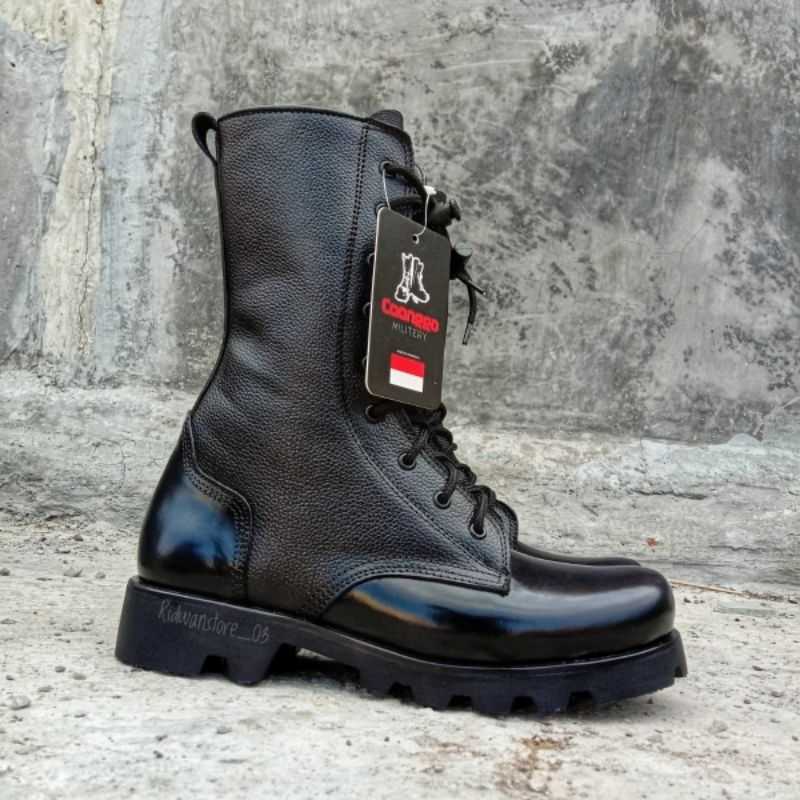 Promo Crewger Sepatu Pdl Jatah Baru 2024 Tni Polisi Militer 100% Kulit ...