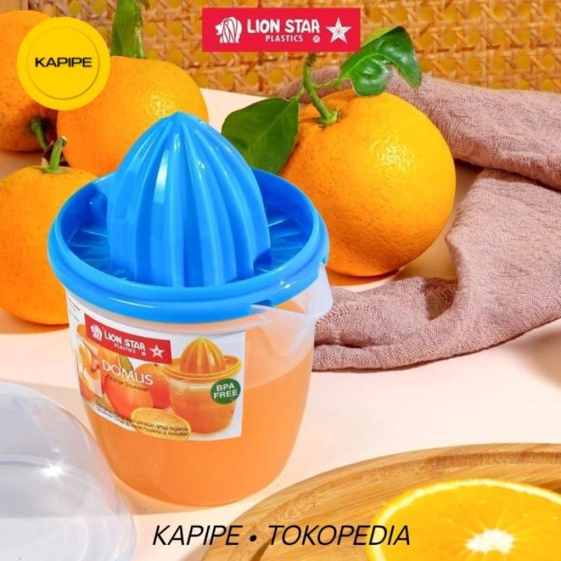 Jual Perasan Jeruk Lion Star 350 Ml Alat Peras Jeruk Domus Orange Sq-2 ...