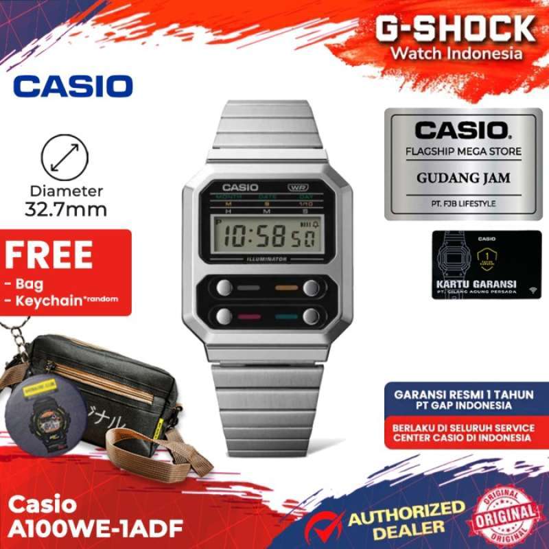 Jual Casio General A100we-1adf A100we A100 A100we1adf A100we 1adf Di ...
