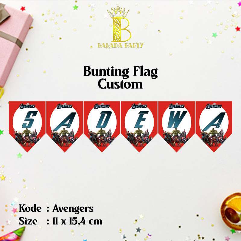 Jual A Digiprint Bunting Flag Custom Ulang Tahun | Banner Ulang Tahun ...