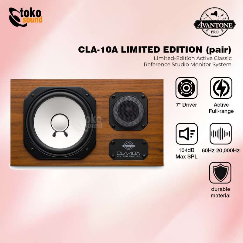 Jual Avantone Pro Cla-10a Limited Edition 7 Inch Active Studio Monitors Di Seller Tokosound ...