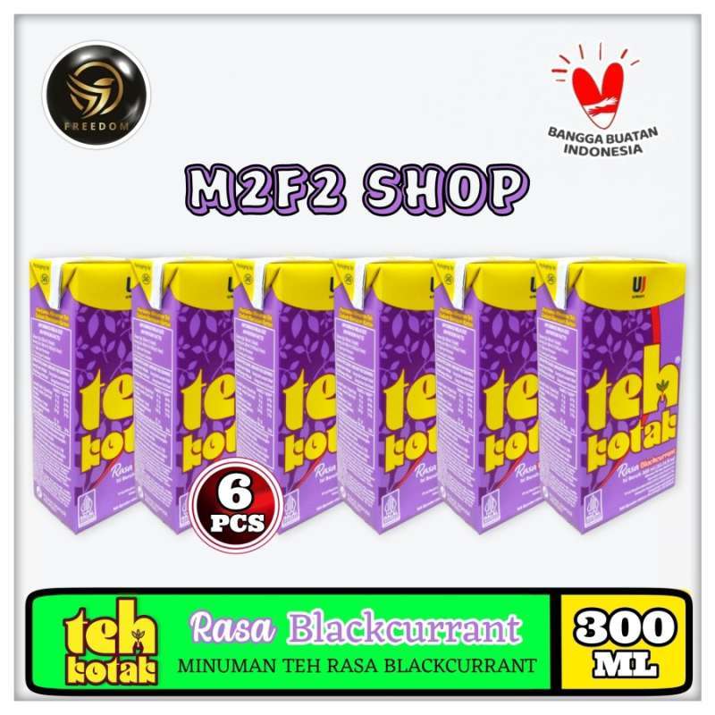 Promo Teh Kotak Ultra Rasa Blackcurrant Tea - 300 Ml (kemasan 6 Pcs ...