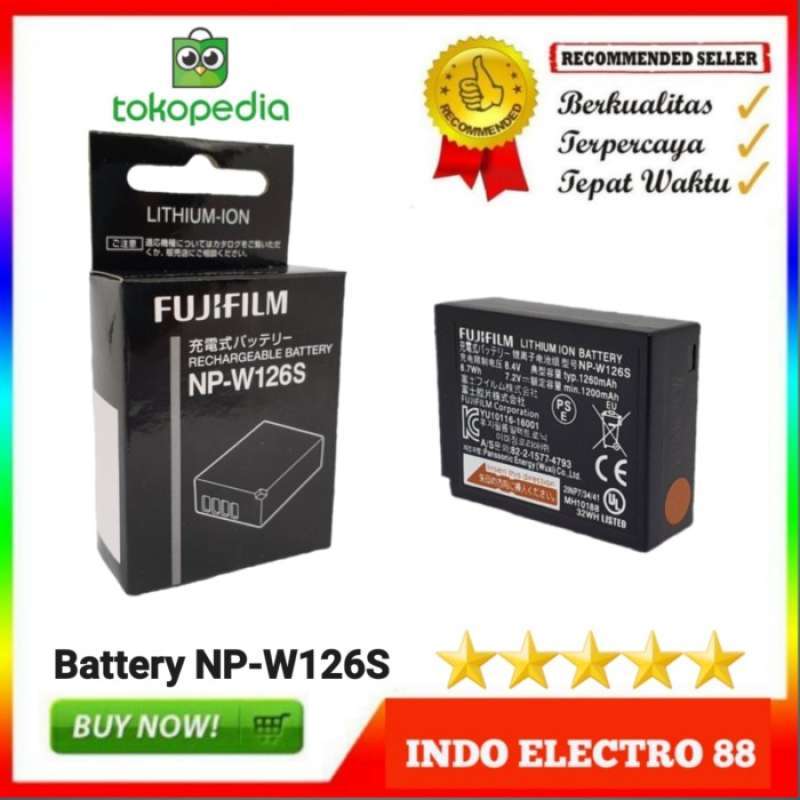 Promo Battery Baterai Np-w126s For Less . Diskon 23% Di Seller Mettaria Store - Cengkareng Barat ...