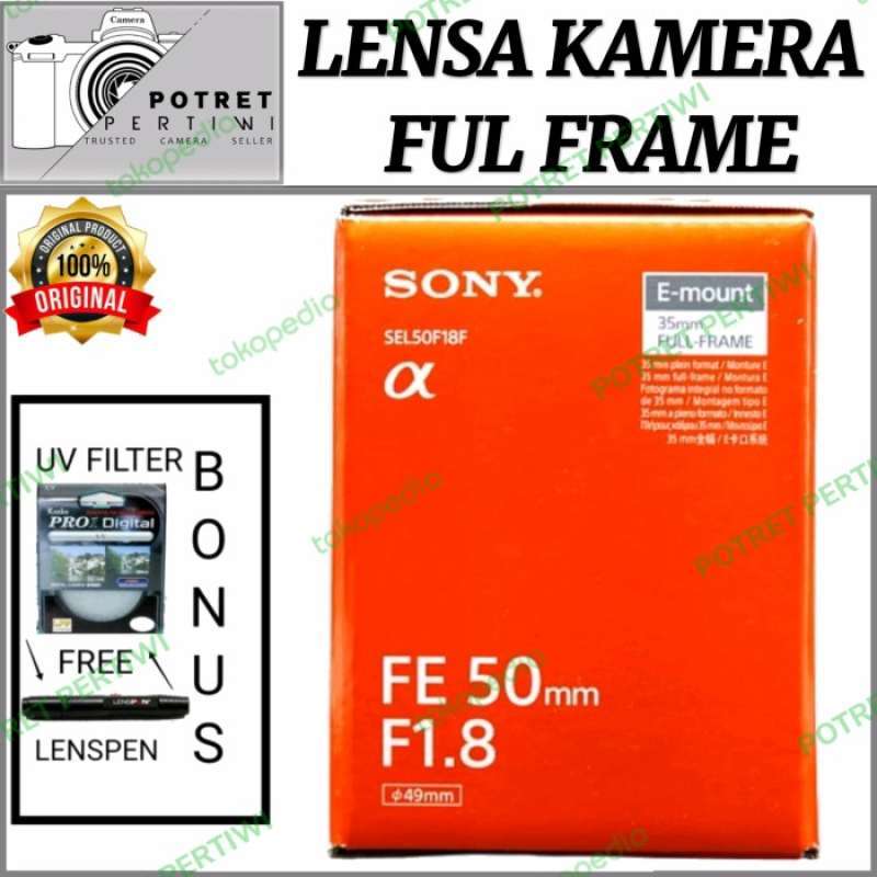 Promo Fe 50mm F1.8 Lens / Lensa Full Frame 50mm F1.8 / Lensa Diskon 23% ...