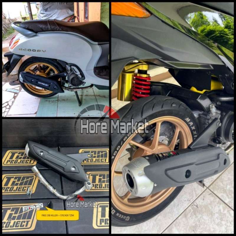 Promo Knalpot Tzm Project Beat New Deluxe Genio Scoopy Prestige 2021 ...