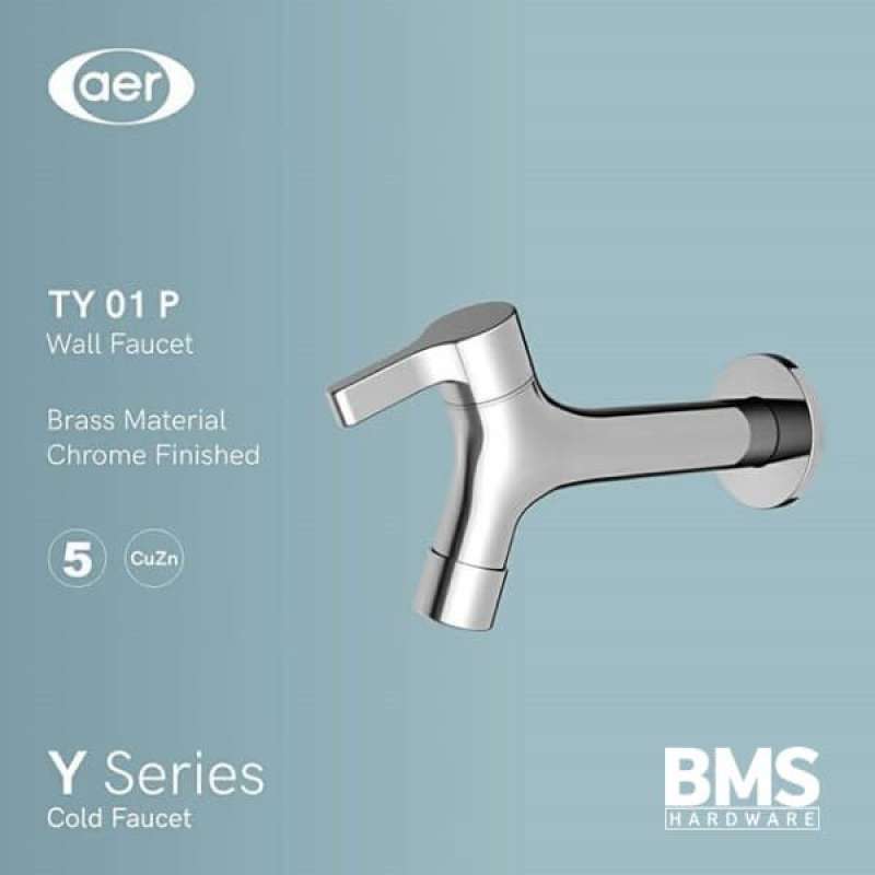 Promo Aer Kran Tembok Kuningan Brass Wall Faucet Model Minimalis Ty 01 ...