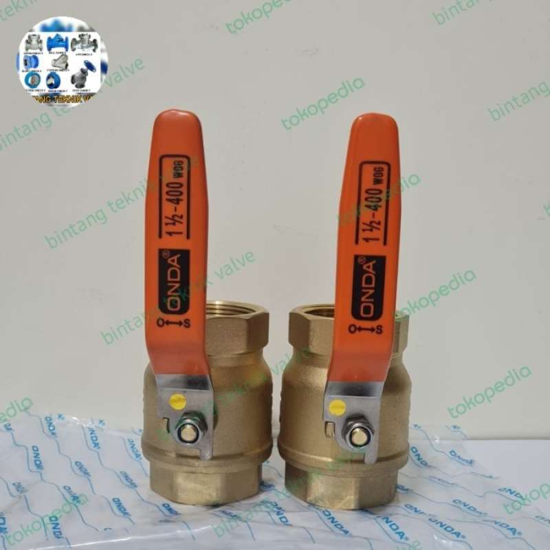 Promo Ball Valve 1 1/2 Inch Kuningan Asli / Stop Kran Kuningan Diskon ...