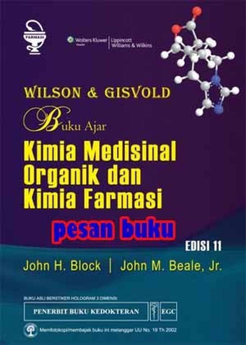 Promo Buku Ajar Kimia Medisinal Organik Dan Kimia Farmasi - John H ...