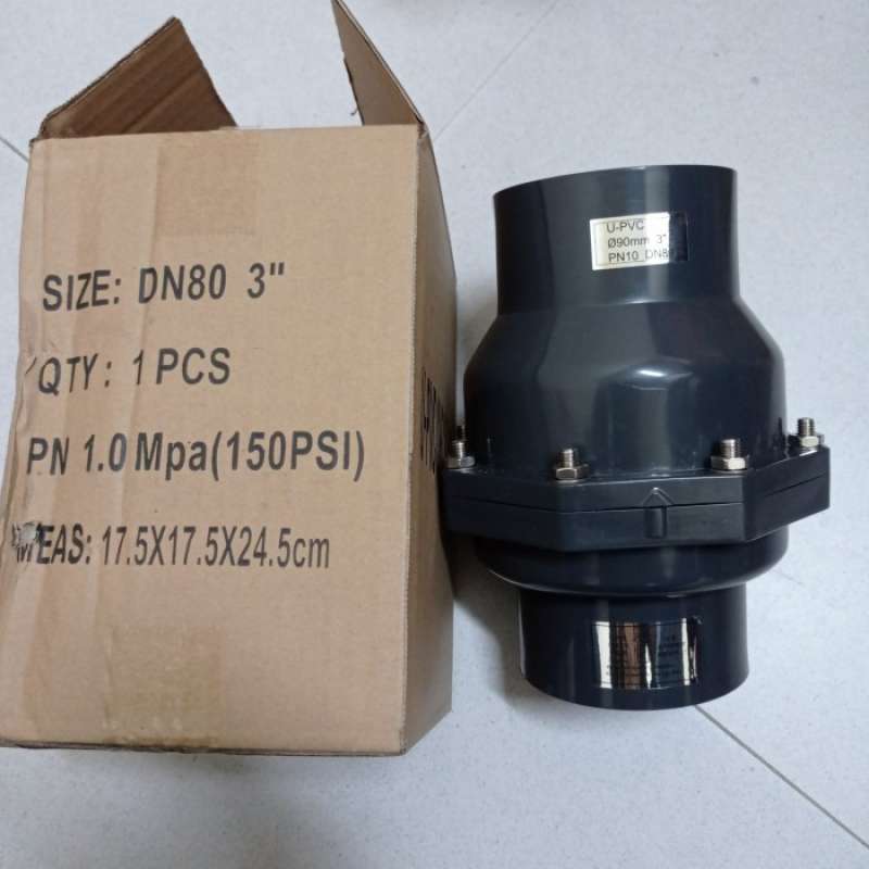 Promo Swing Check Valve Pvc Socket 3 Inchi Dn 80 Klep Tabok Diskon 23% ...