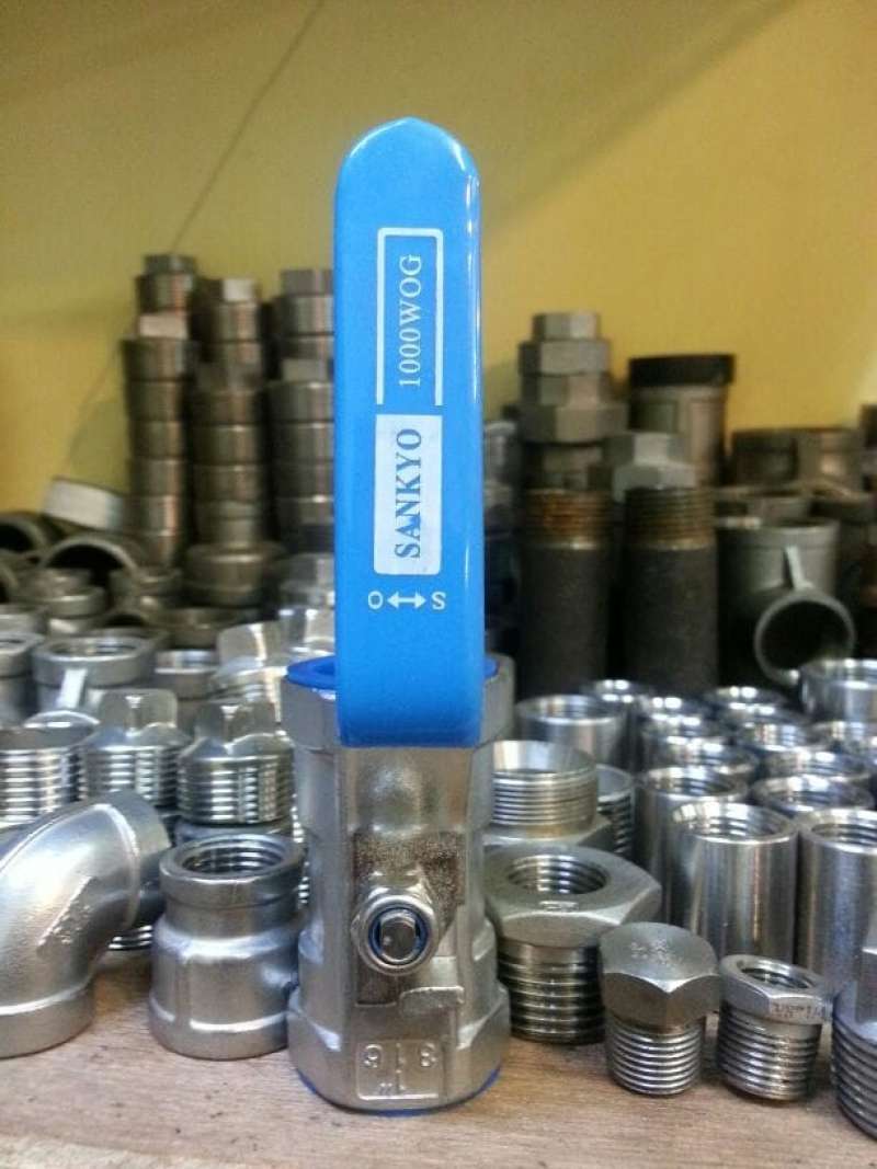 Promo Stop Kran Ball Valve 3 Sankyo 1000 Stainless Steel Stop Keran Diskon 23% Di Seller Specta ...