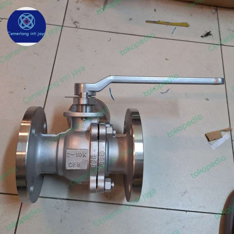 Promo Ball Valve / Stop Kran Stainless Ss304 2 Inch Jis 10k Dn 50 Fc8 Diskon 23% Di Seller ...