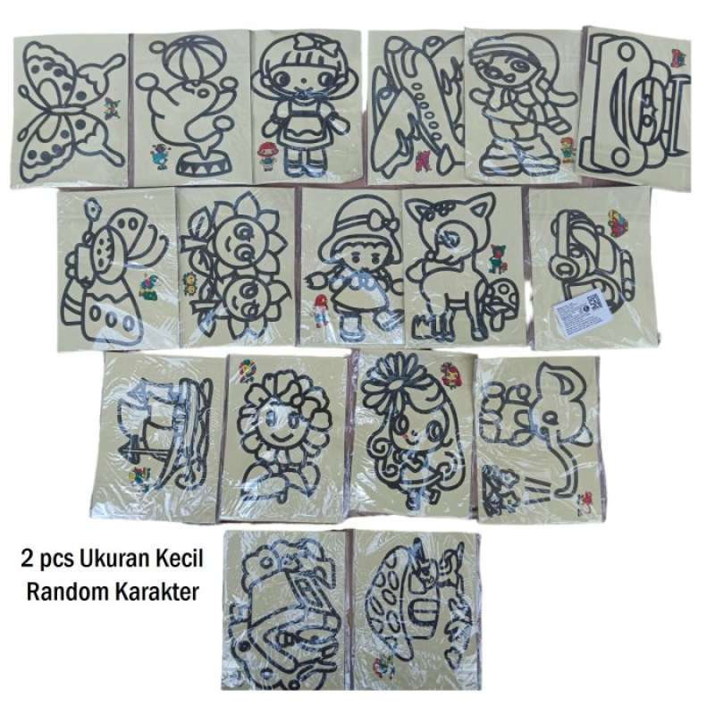 Promo Mainan Edukasi Macam Macam Mewarnai Pasir Diy Anak Kreatif Lukis ...