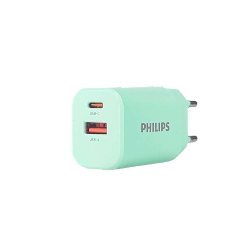 Jual Philips Adapter Dlp 4327 Pd30w Qc 3.0 2 Port Garansi Resmi - Pink ...