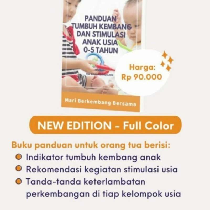 Promo Buku Panduan Tumbuh Kembang Dan Stimulasi Anak Usia 0-5 Tahun ...