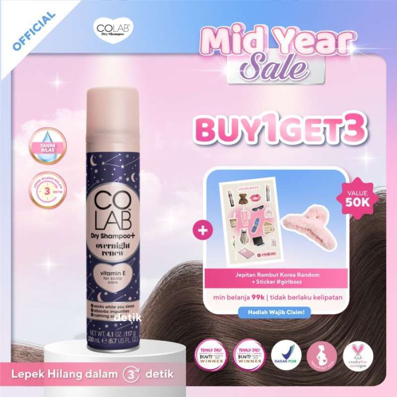 Jual Colab Dry Shampoo - Overnight Renew Di Seller Pro-id - Cengkareng ...