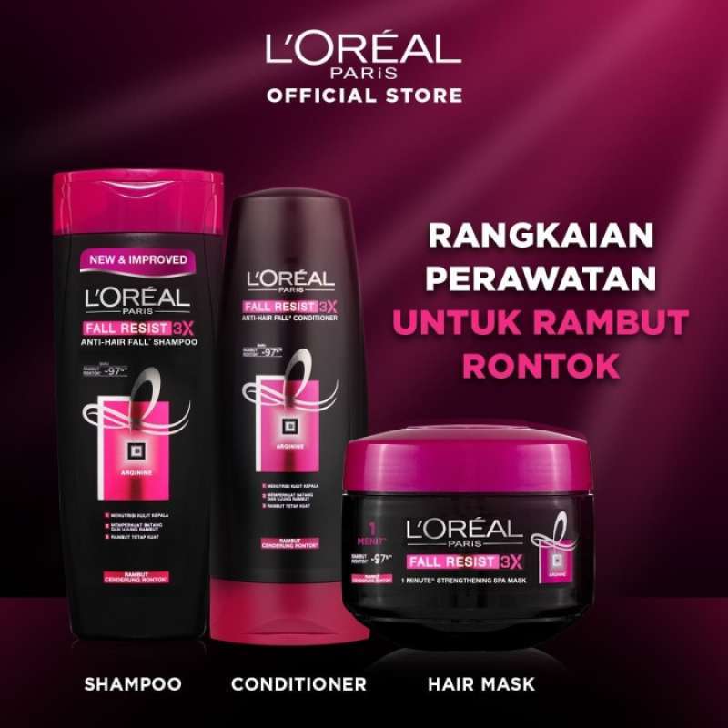 Jual L'oreal Paris Fall Resist Hair Mask - Masker Rambut Di Seller Pro ...