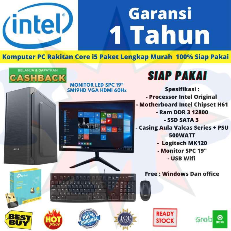 Jual Komputer Rakitan Komputer Pc Rakitan Core I5 Paket Murah Siap Pakai Di Seller Jualkom ...