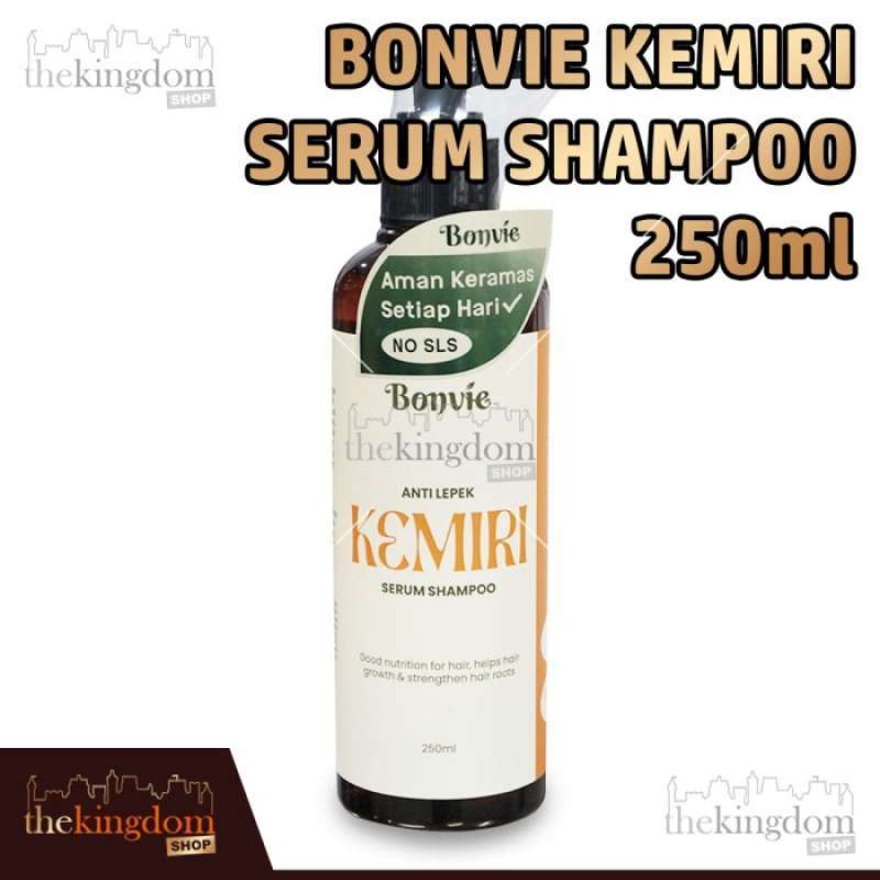 Jual Bonvie Kemiri Serum Shampoo 250ml Treatment Oil Vitamin Rambut Di ...