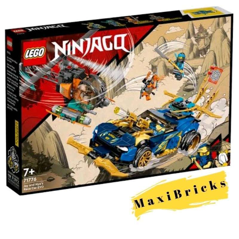 Promo Lego Ninjago 71776 Jay And Nya's Race Car Evo Diskon 55% Di ...