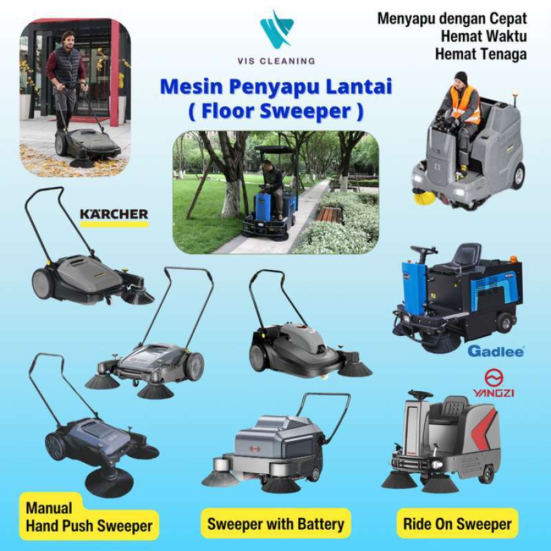Promo Mesin Penyapu Type Dorong Yz-s1 (hand Push Sweeper) With Sprayer ...