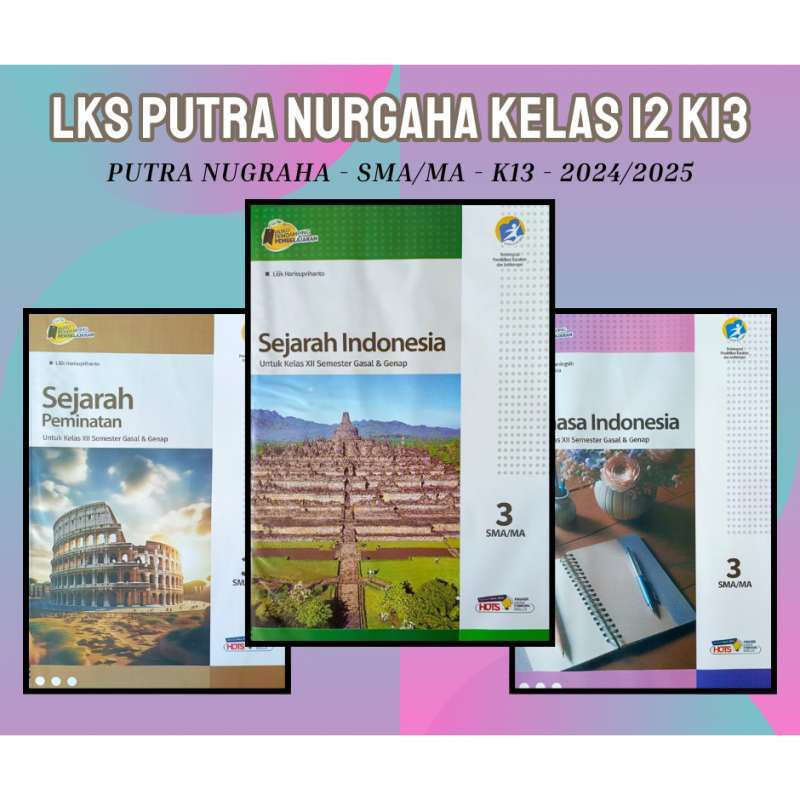 Jual Buku Lks Putra Nugraha Sma/ma Kelas 12 Edisi 1 Tahun K13 2024/2025 - Original - Seni Budaya ...