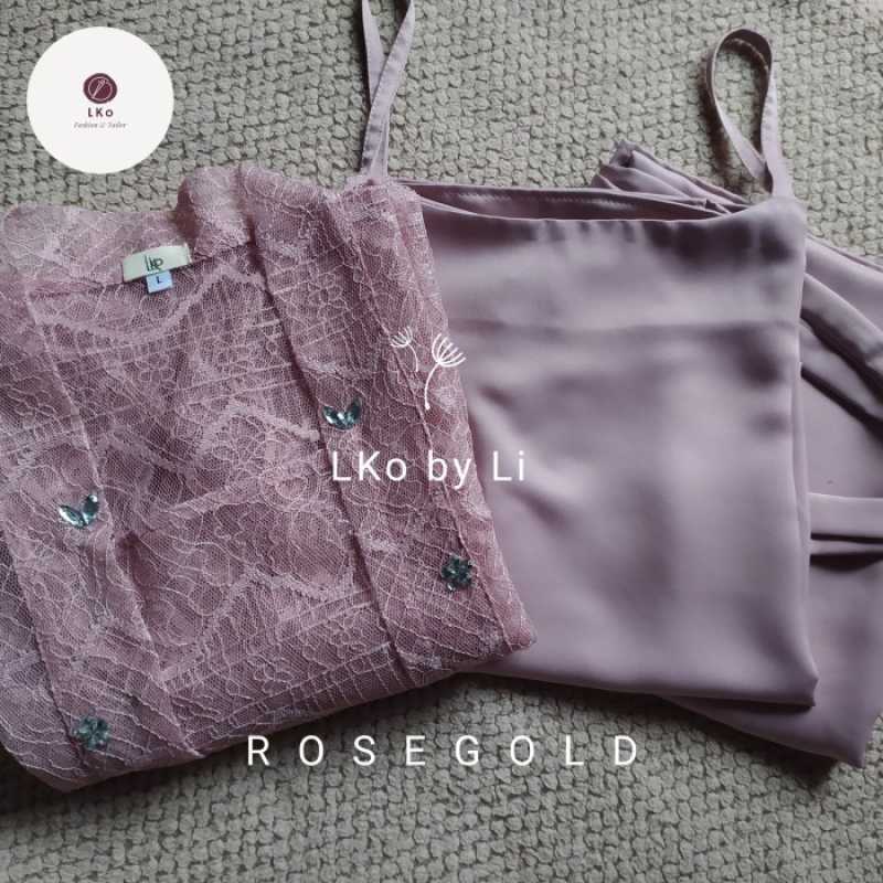 Jual Chantilly Dress By Lko //hijab Friendly Isi Outer, Inner Dan Rok ...