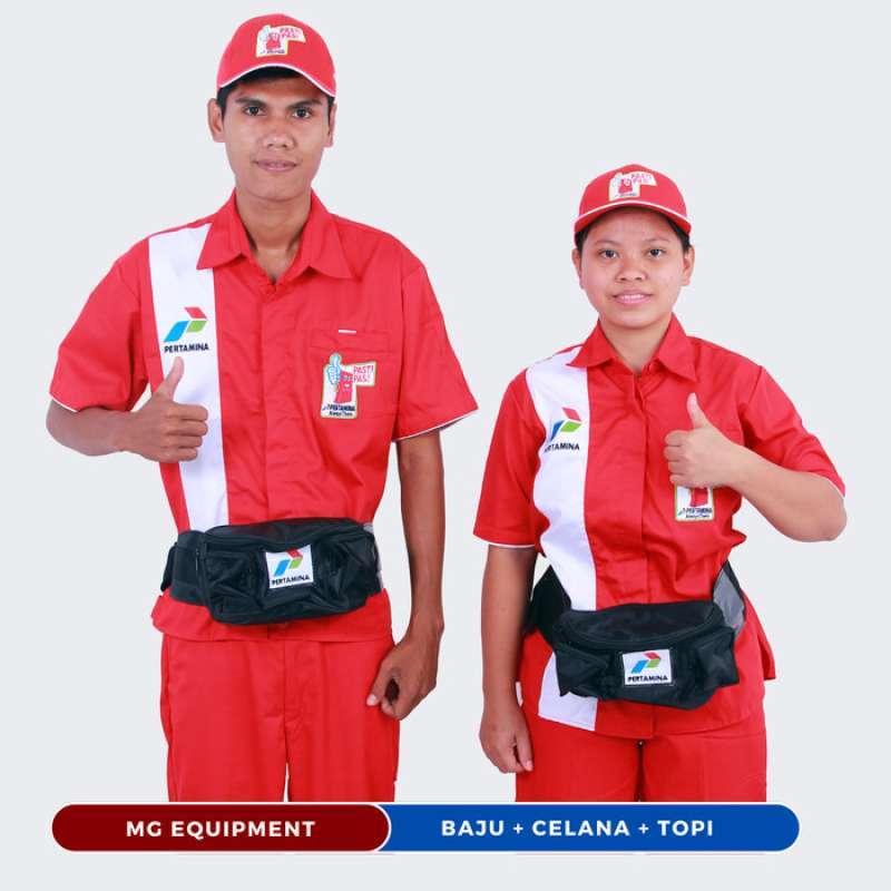 Jual Baju Spbu Pertamina Operator Pasti Pas Pria Wanita +topi Di Seller ...