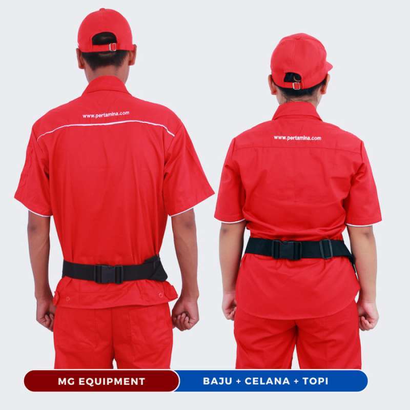 Jual Baju Spbu Pertamina Operator Pasti Pas Pria Wanita +topi Di Seller ...