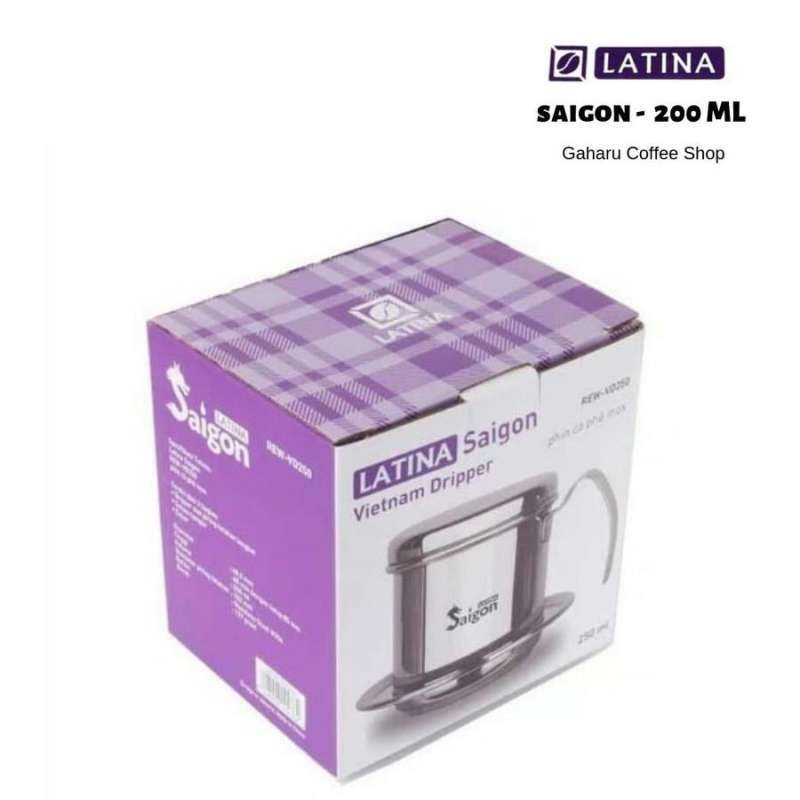 Jual Vietnam Drip Latina Saigon 200 Ml Alat Kopi Saring Tetes Coffee ...