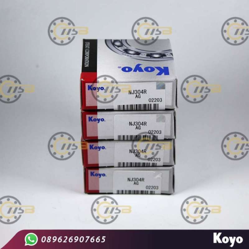 Promo Cylindrical Roller Bearing Nj 304 R Koyo Original Diskon 23% Di Seller Zuma Storee ...