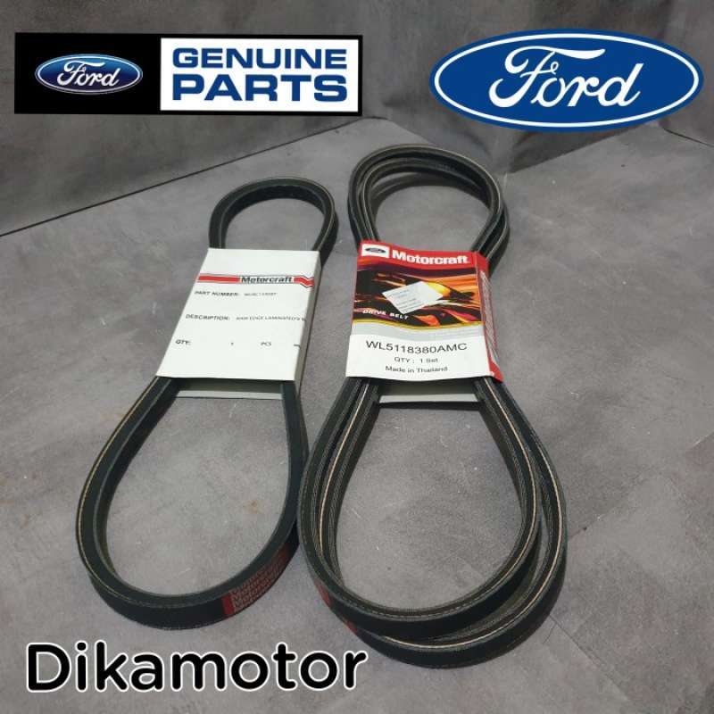 Promo Fan Belt Ac & V Belt Alternator Ford Everest Ranger Tdci Original ...