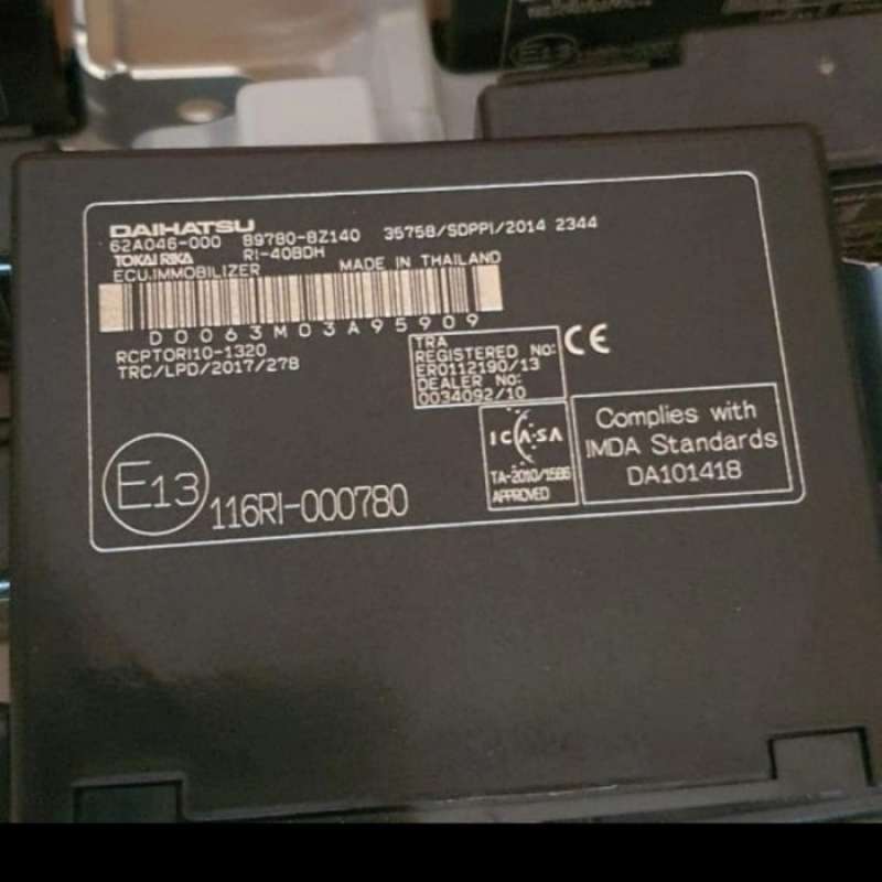 Promo Ecu Smart Key Toyota Avanza 89780-bz140/89780-bz141 Diskon 23% Di ...