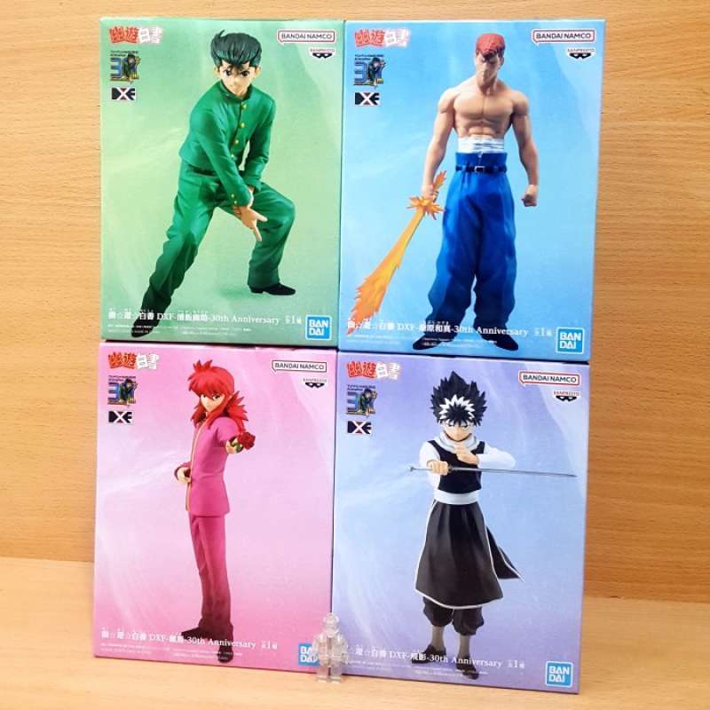 Promo Yu Yu Hakusho Dxf 30th Anniversary Yusuke Kuwabara Kurama Hiei Figure Diskon 10% Di Seller ...