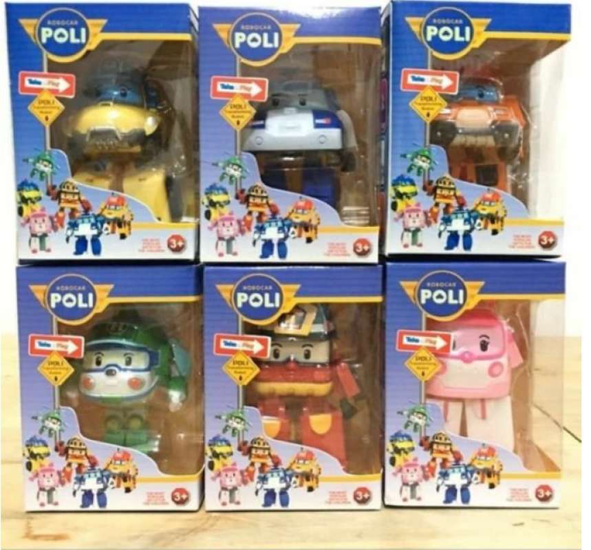 Promo Mainan Anak Action Figure Robocar Poli Bucky Mark Mobil Berubah ...