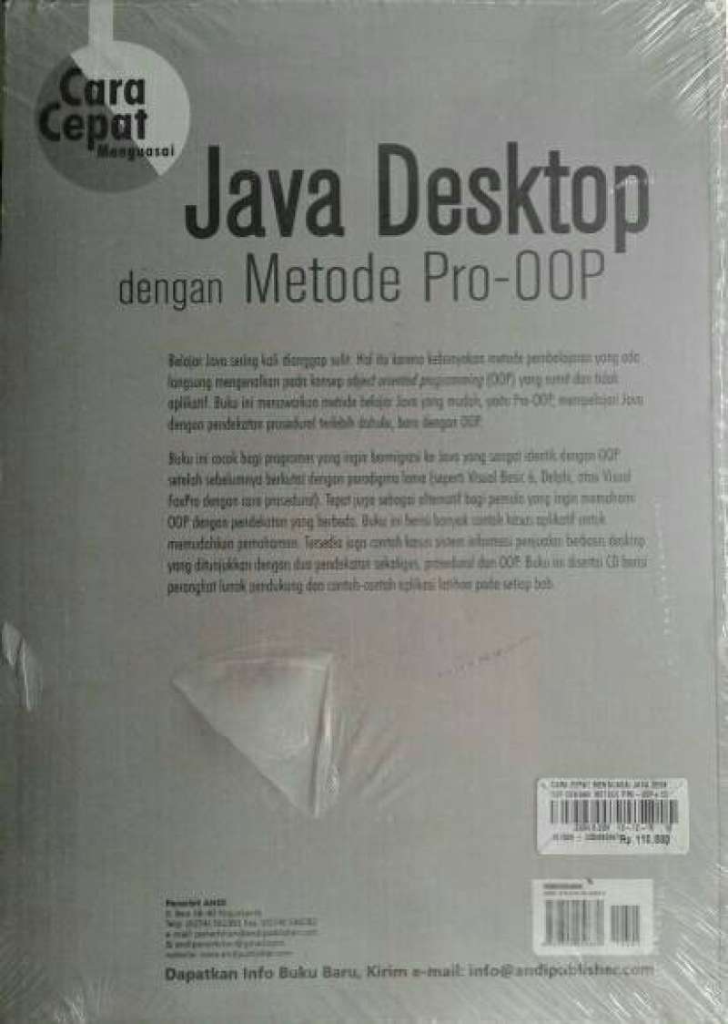 Promo Buku Java Desktop Dengan Metode Oop Diskon 23 Di Seller Malini 0303