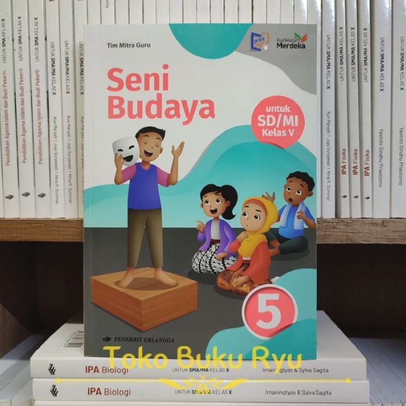 Promo Buku Seni Budaya Kelas 5 Sd Kurikulum Merdeka Erlangga Diskon 23% Di Seller Malini Store ...