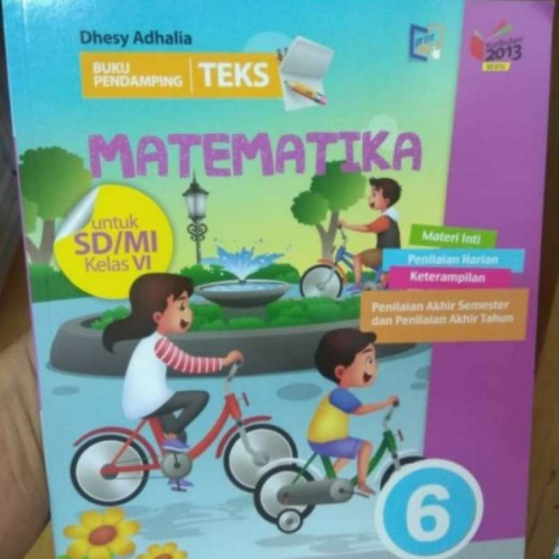 Promo Buku Pendamping Tematik Matematika Sd Kelas 1 2 3 4 5 6 Kk 2013 Desy Diskon 23% Di Seller ...
