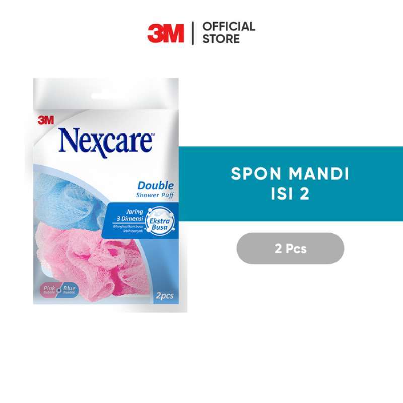 Jual 3mâ„¢ Nexcareâ„¢ Double Shower Puff, Spons Mandi, Spon Mandi ...