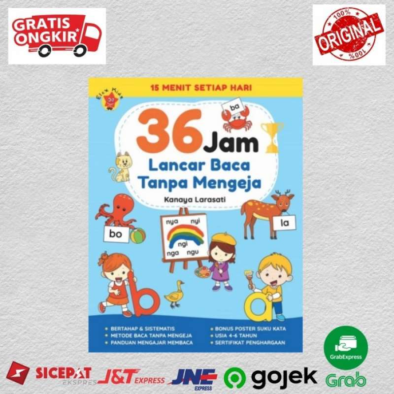 Promo Buku 36 Jam Lancar Baca Tanpa Mengeja Diskon 23% Di Seller Malini Store - Cengkareng Barat ...