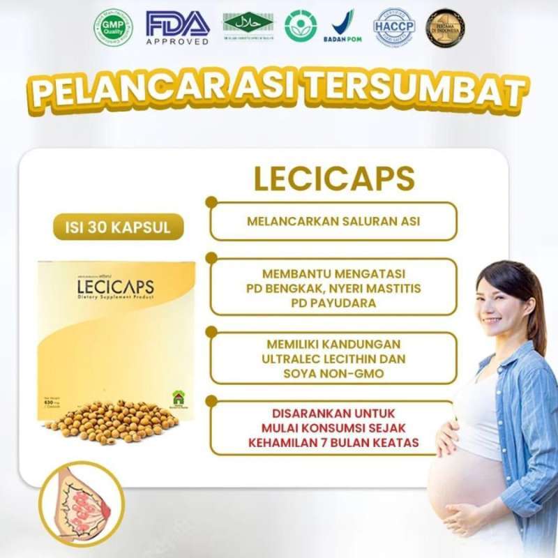 Promo Lecicaps Kapsul Dapat Membatu Perlancar Asi Yang Tersumbat ...