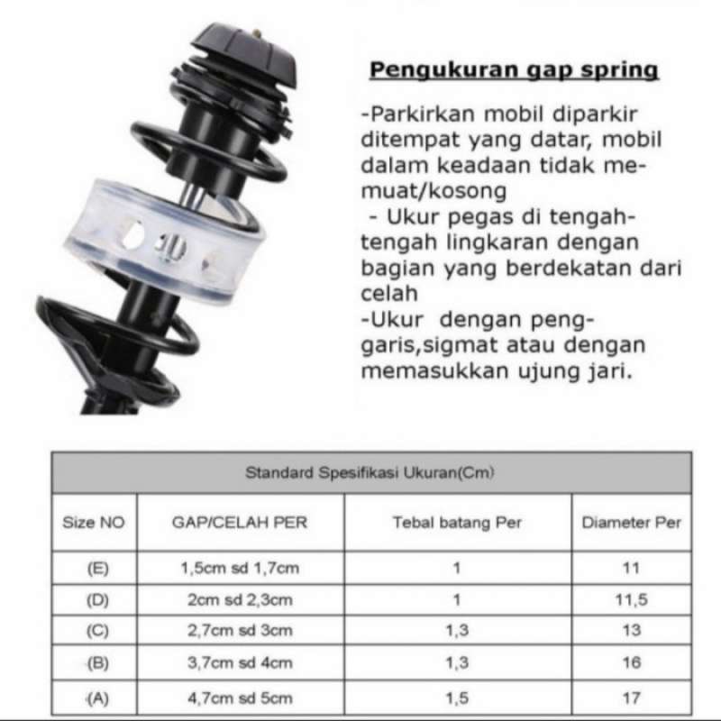 Promo Transparan Spring Buffer Stabilizer Mobil Dumper Karet Peredam ...