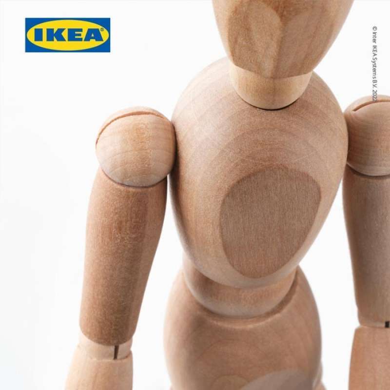Jual Ikea Gestalta Patung Hiasan Dari Bahan Kayu 33cm Di Seller Winter - Cengkareng Timur, Kota ...