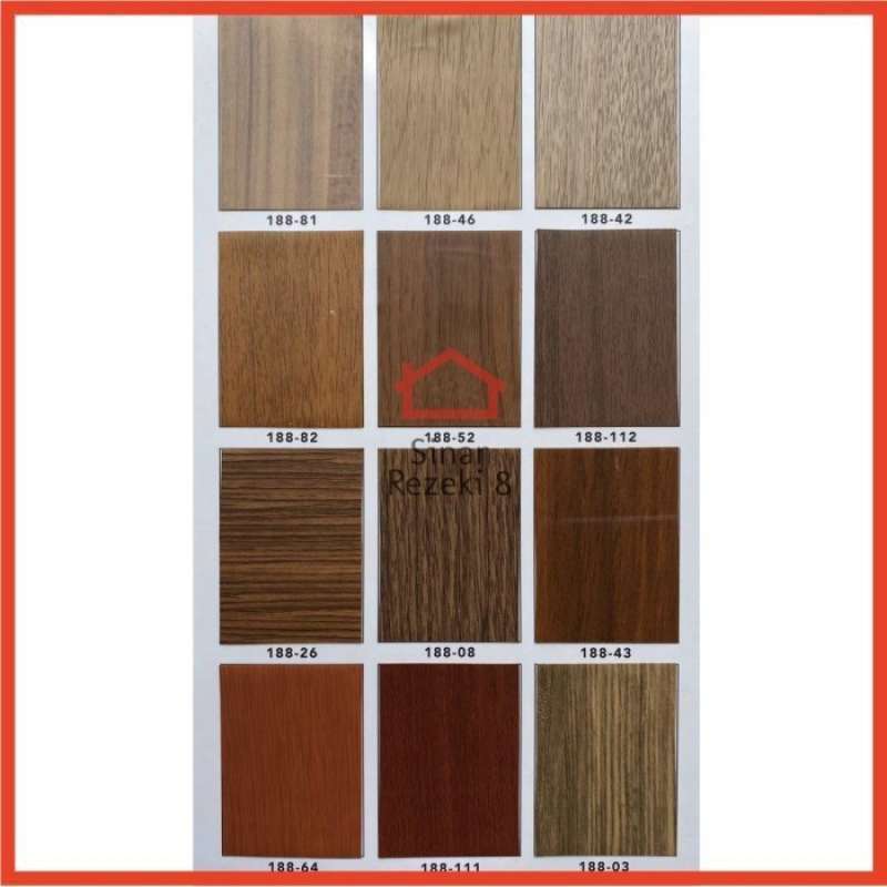 Jual Pvc Sheet Urat Kayu / Taco Serat Pelapis Lemari Lapisan Meja Deco ...