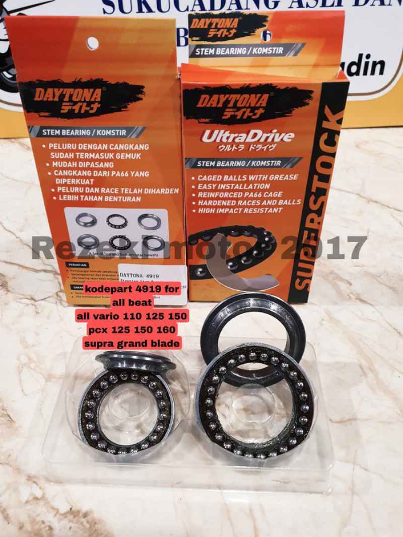 Jual Komstir Racing Daytona Awet Honda Vario 125 150 Beat Fi Pcx 150 ...