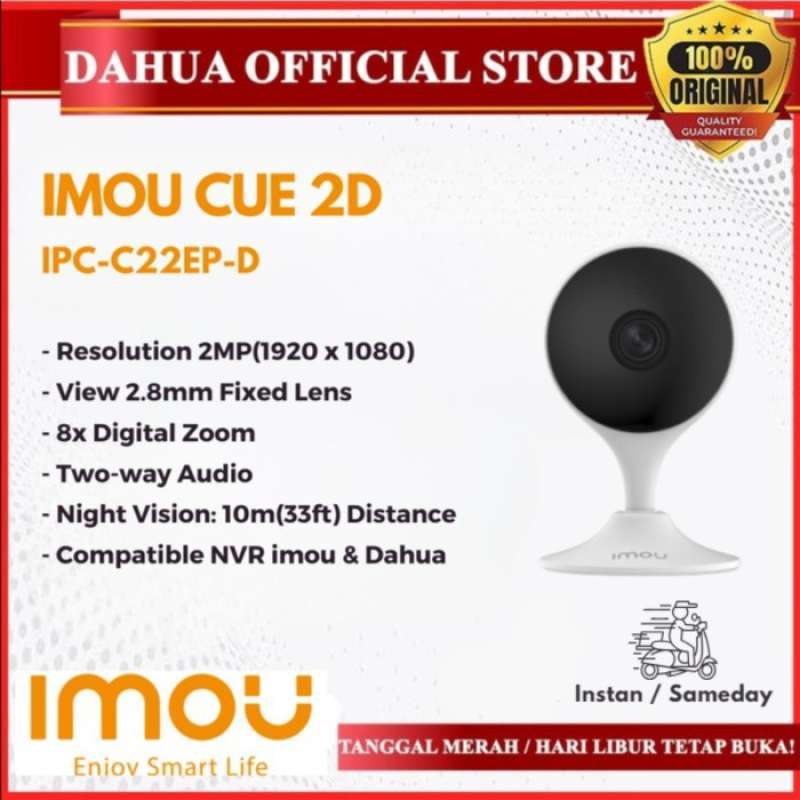 Promo Imou Cue 2d Ipc-c22ep-d Ip Camera Indoor Cctv Wifi Wireless 1080p ...